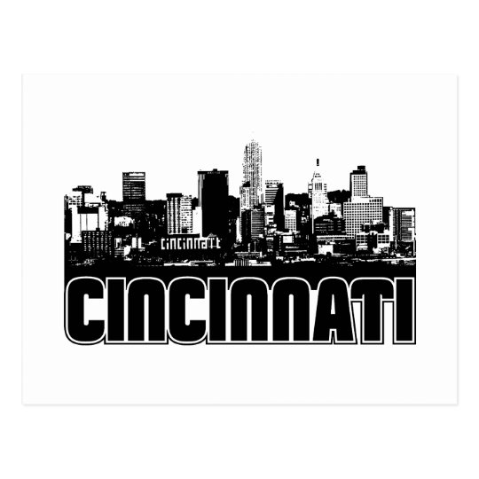 Cincinnati Skyline Postcard | Zazzle.com