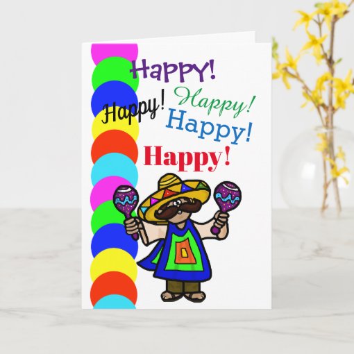 Cinco de Mayo Birthday Card | Zazzle