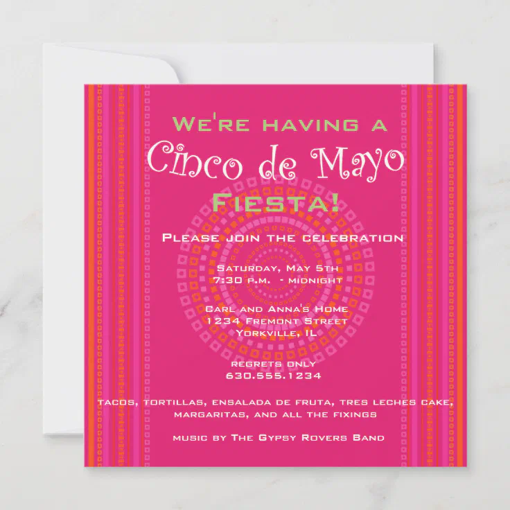 Cinco de Mayo/Fiesta Invitation | Zazzle