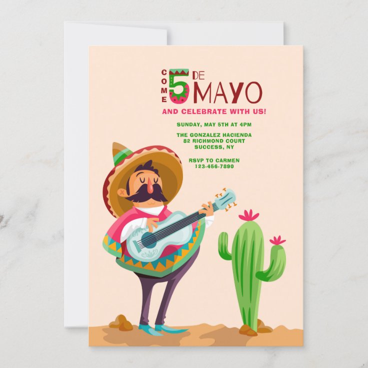 Cinco de Mayo Invitation | Zazzle