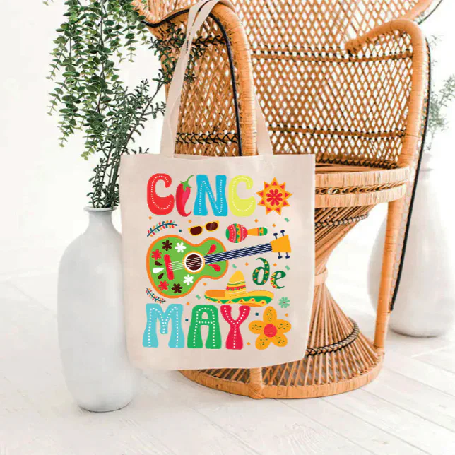 Cinco De Mayo | Mexican Fiesta Party Tote Bag | Zazzle