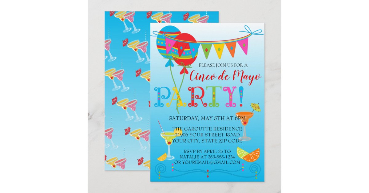 Cinco De Mayo Party Invitation | Zazzle
