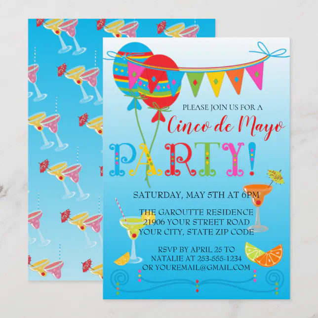 Cinco De Mayo Party Invitation | Zazzle