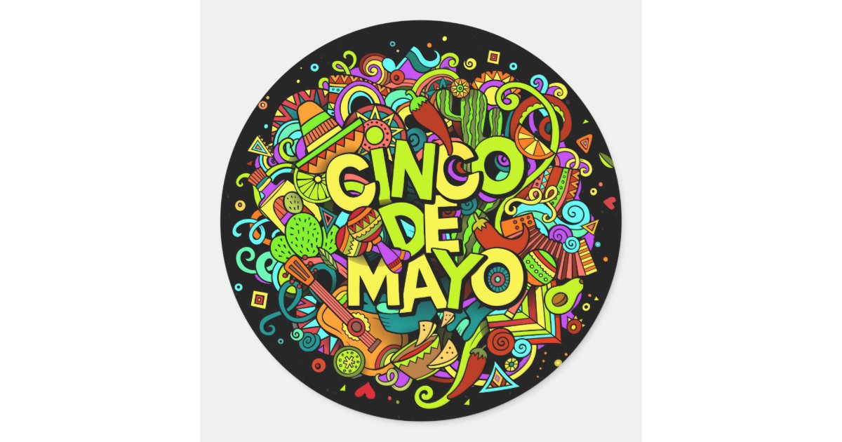 Cinco de Mayo Sticker | Zazzle