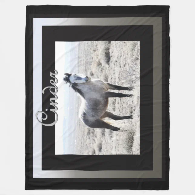 Cinder Fleece Blanket | Zazzle