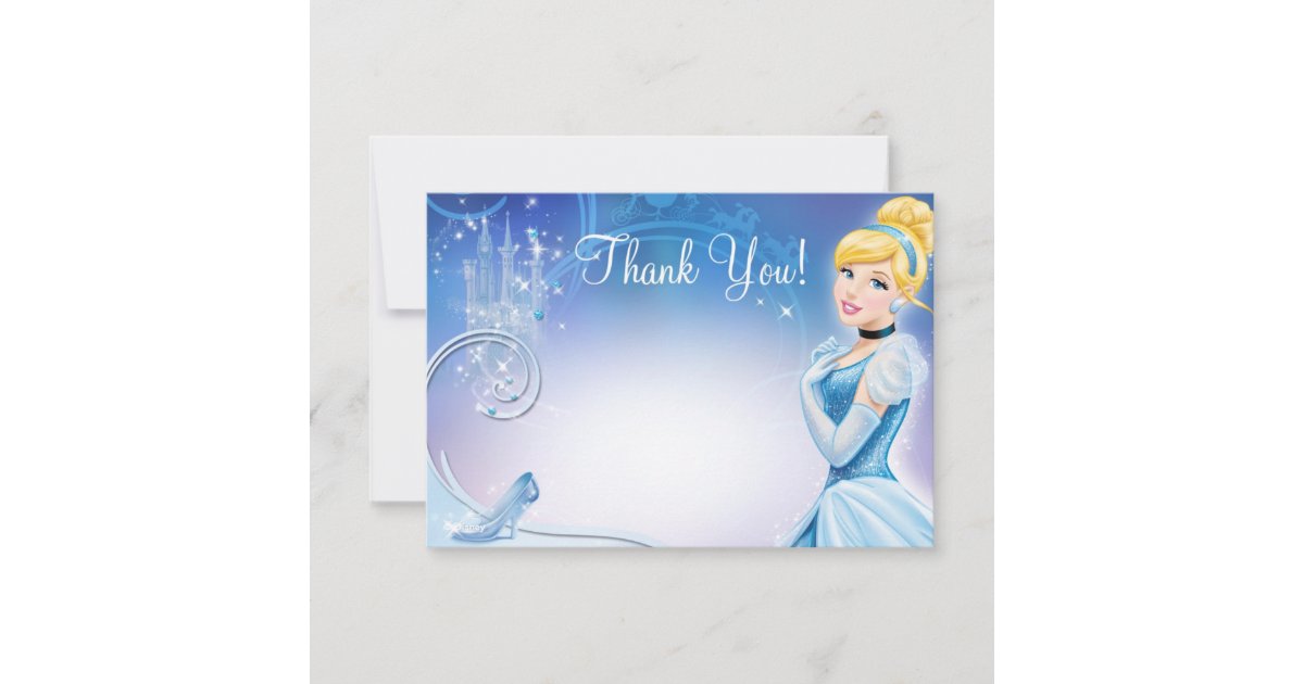Cinderella 3 Thank You Cards | Zazzle