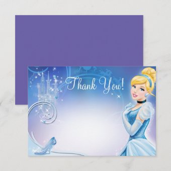 Cinderella 3 Thank You Cards | Zazzle