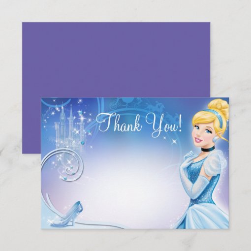 Cinderella 3 Thank You Cards | Zazzle