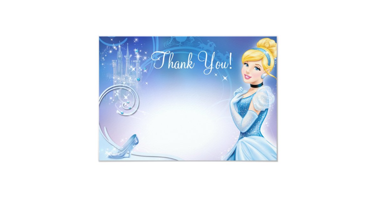Cinderella 3 Thank You Cards | Zazzle.com