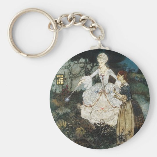 Disney Princess | Cinderella Featured Center Keychain | Zazzle.com