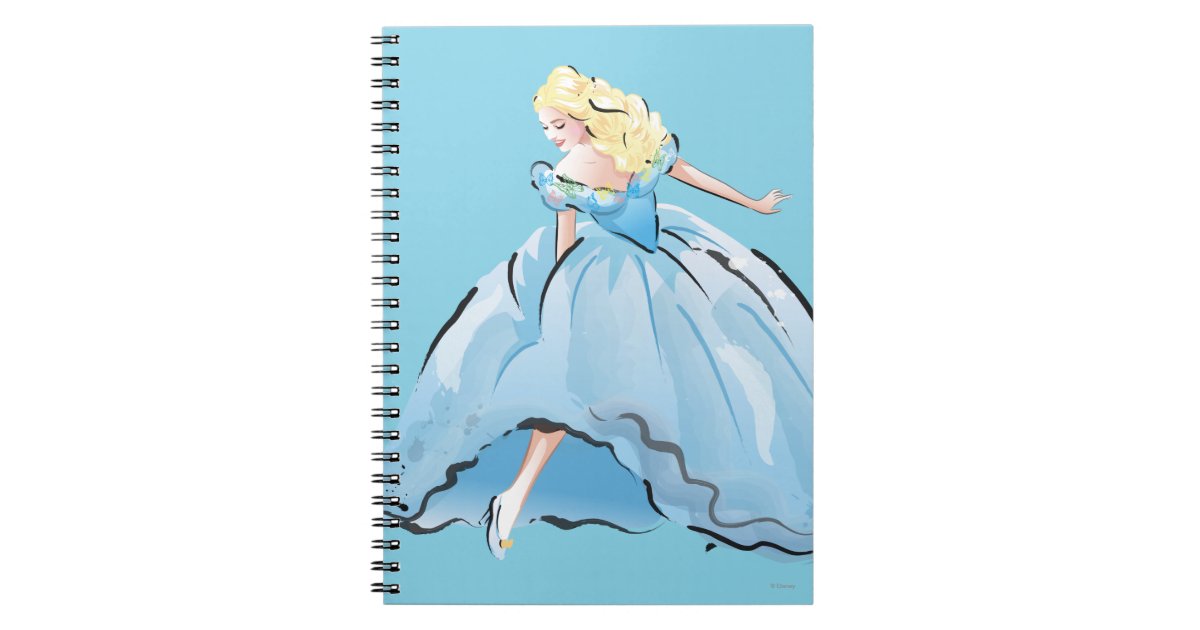 Cinderella And Her Glass Shoe Notebook | Zazzle