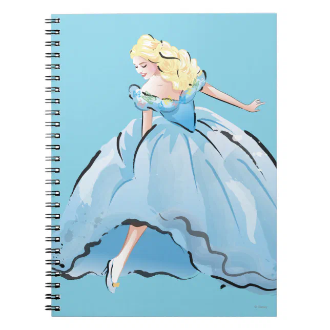Cinderella And Her Glass Shoe Notebook | Zazzle