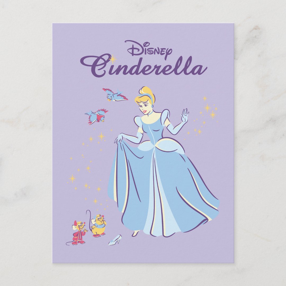 Cinderella | Bibbidi, Bobbidi, Boo Postcard | Zazzle