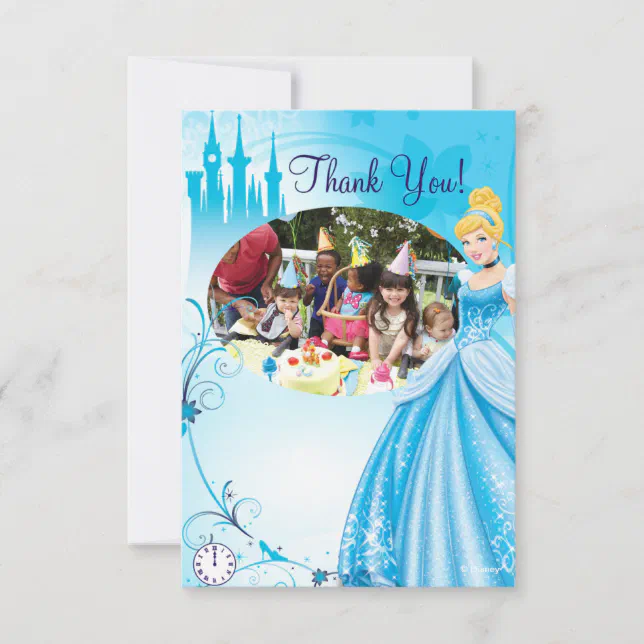 Cinderella Birthday Thank You Cards | Zazzle
