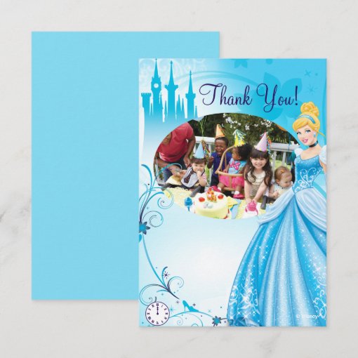 Cinderella Birthday Thank You Cards | Zazzle