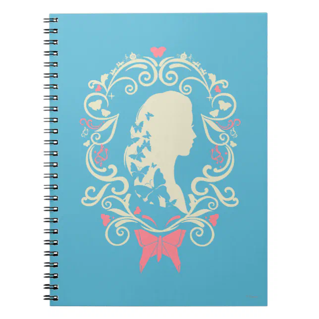 Cinderella Butterfly Cameo Notebook | Zazzle