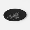 Cinderella Carriage Outline "Midnight's Calling" Paper Plates | Zazzle