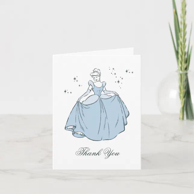 Cinderella Castle | Fairy Tale Birthday Thank You Card | Zazzle