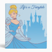 Cinderella & Castle Graphic 3 Ring Binder | Zazzle