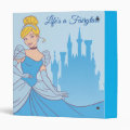 Cinderella & Castle Graphic 3 Ring Binder | Zazzle