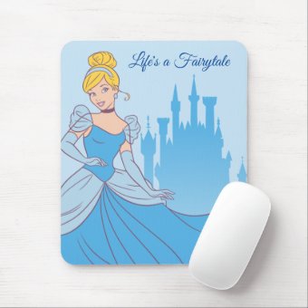 Cinderella & Castle Graphic Mouse Pad | Zazzle