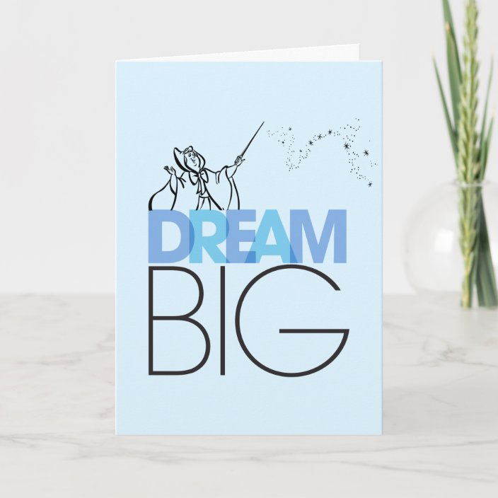 Cinderella | Dream Big Card | Zazzle.com