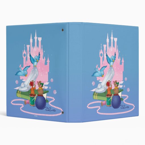 Cinderella | Glass Slipper And Mice Binder | Zazzle