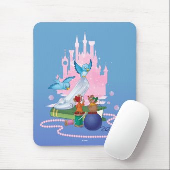 Cinderella | Glass Slipper And Mice Mouse Pad | Zazzle