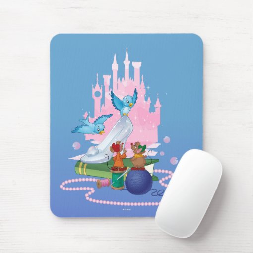 Cinderella | Glass Slipper And Mice Mouse Pad | Zazzle