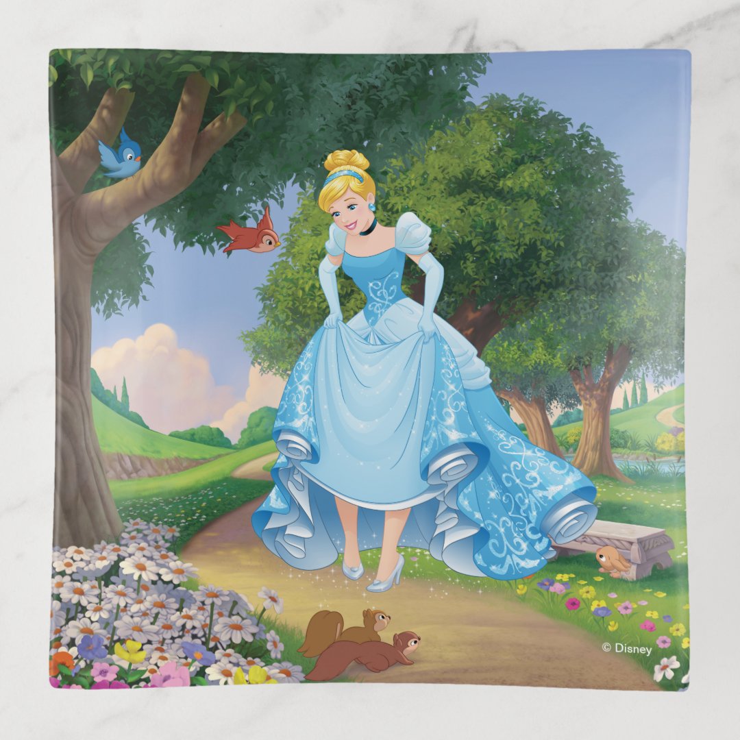 Cinderella | Glass Slippers Trinket Tray | Zazzle