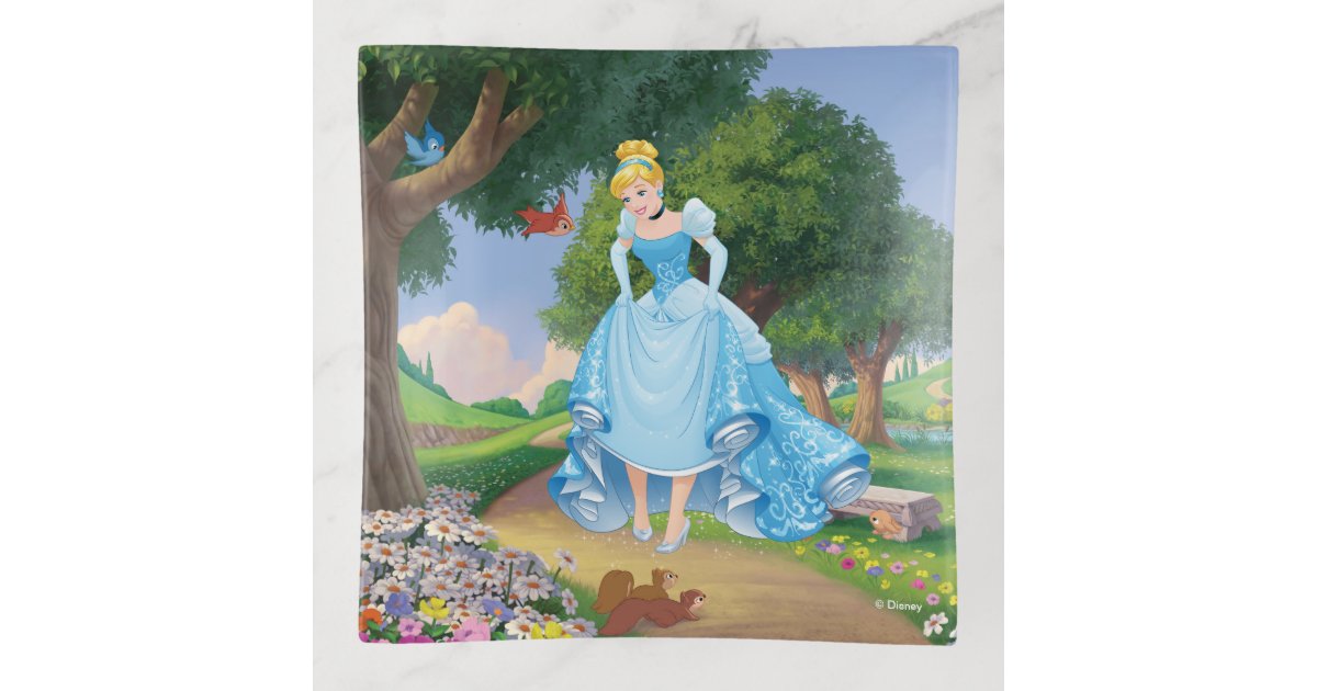 Cinderella | Glass Slippers Trinket Tray | Zazzle