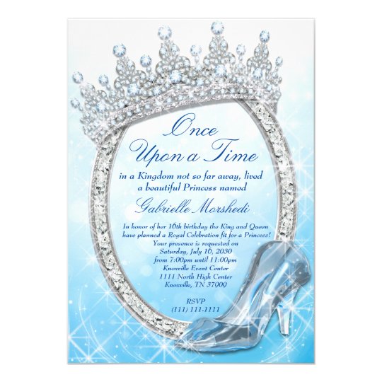 Cinderella Invitation, Princess Invitation | Zazzle.com