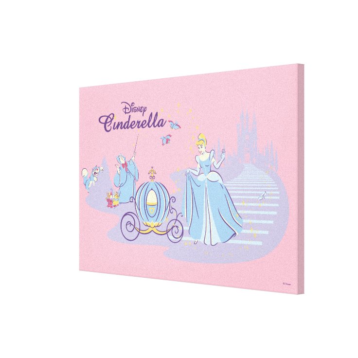 Cinderella Leaving the Ball Canvas Print | Zazzle
