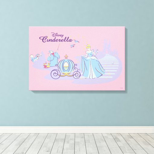 Cinderella Leaving the Ball Canvas Print | Zazzle