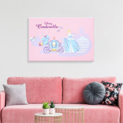 Cinderella Leaving the Ball Canvas Print | Zazzle