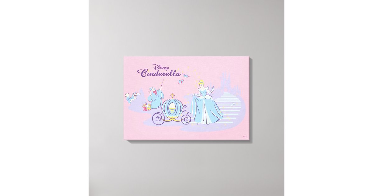 Cinderella Leaving the Ball Canvas Print | Zazzle