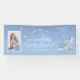 Cinderella Light Blue Quinceanera Photo Birthday Banner | Zazzle