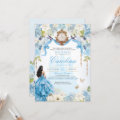 Cinderella Light Blue Royal Princess Quinceañera Invitation | Zazzle