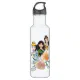 Cinderella, Mulan, & Belle Floral Illustration Stainless Steel Water ...