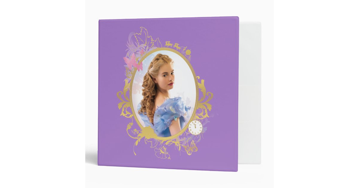 Cinderella Ornately Framed Binder | Zazzle