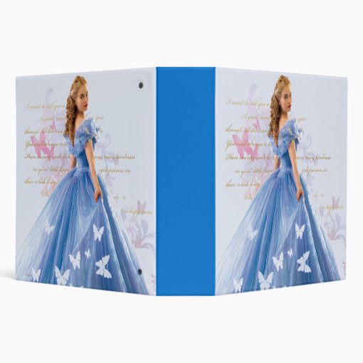 Cinderella Photo With Letter Binder | Zazzle