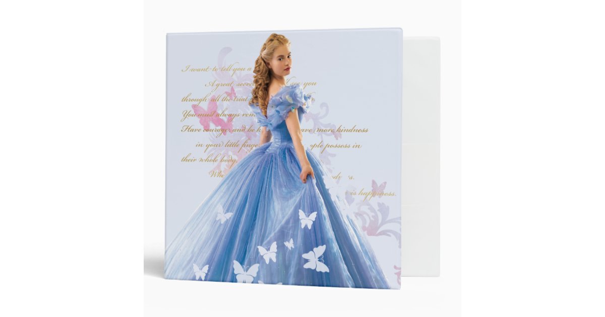 Cinderella Photo With Letter Binder | Zazzle