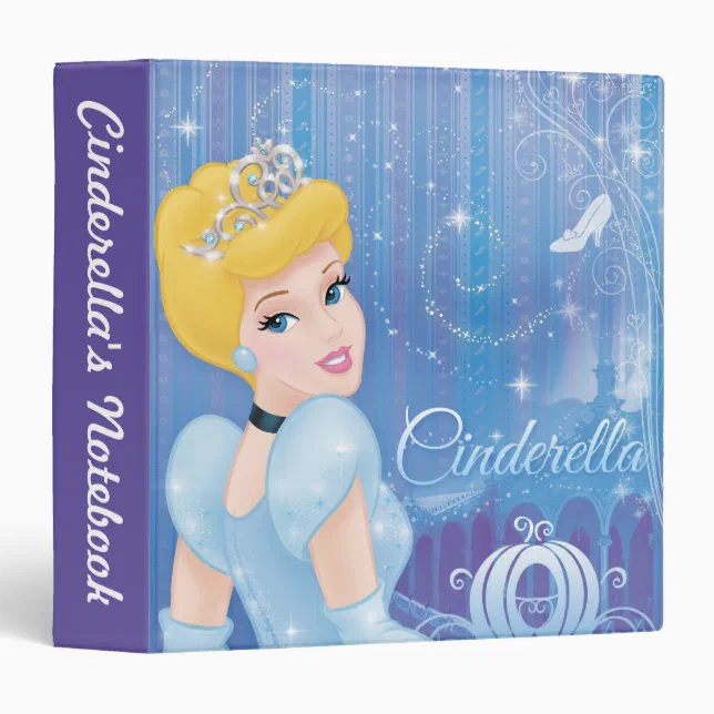 Cinderella Princess 3 Ring Binder | Zazzle