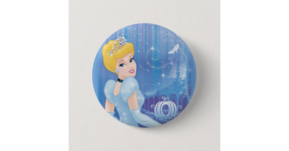 Cinderella Princess Button | Zazzle
