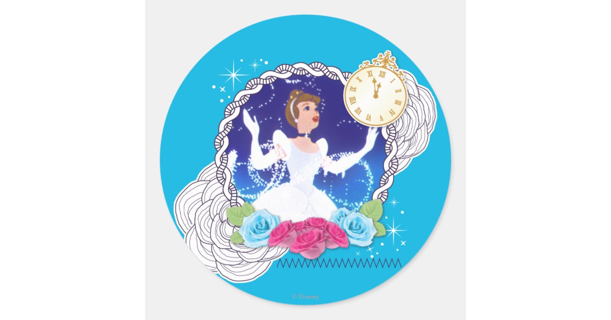 Cinderella - Princess Cinderella Classic Round Sticker | Zazzle