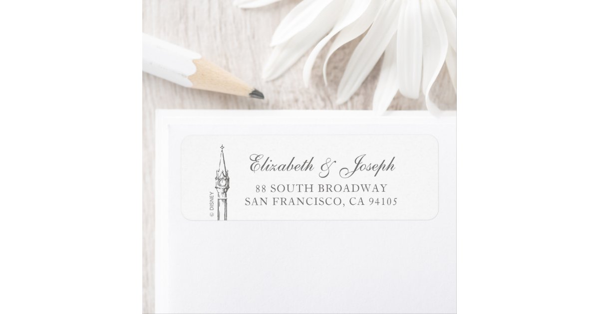 Cinderella Wedding | Antique - Clock Label | Zazzle