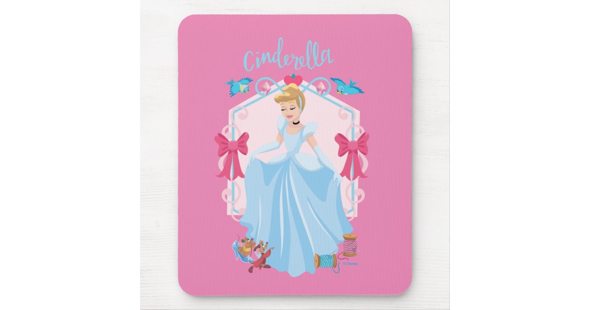 Cinderella With Gus & Rufus Mouse Pad | Zazzle