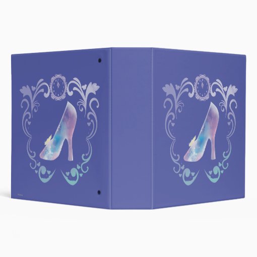 Cinderella's Glass Slipper 3 Ring Binder | Zazzle