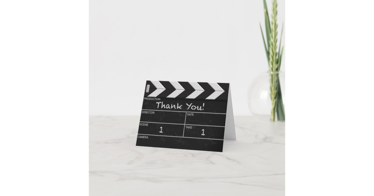 Cinema Thank You Card | Zazzle