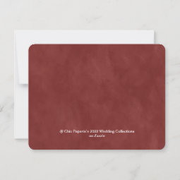 Cinnamon & Pink Spring Wedding Colors Palette Card | Zazzle